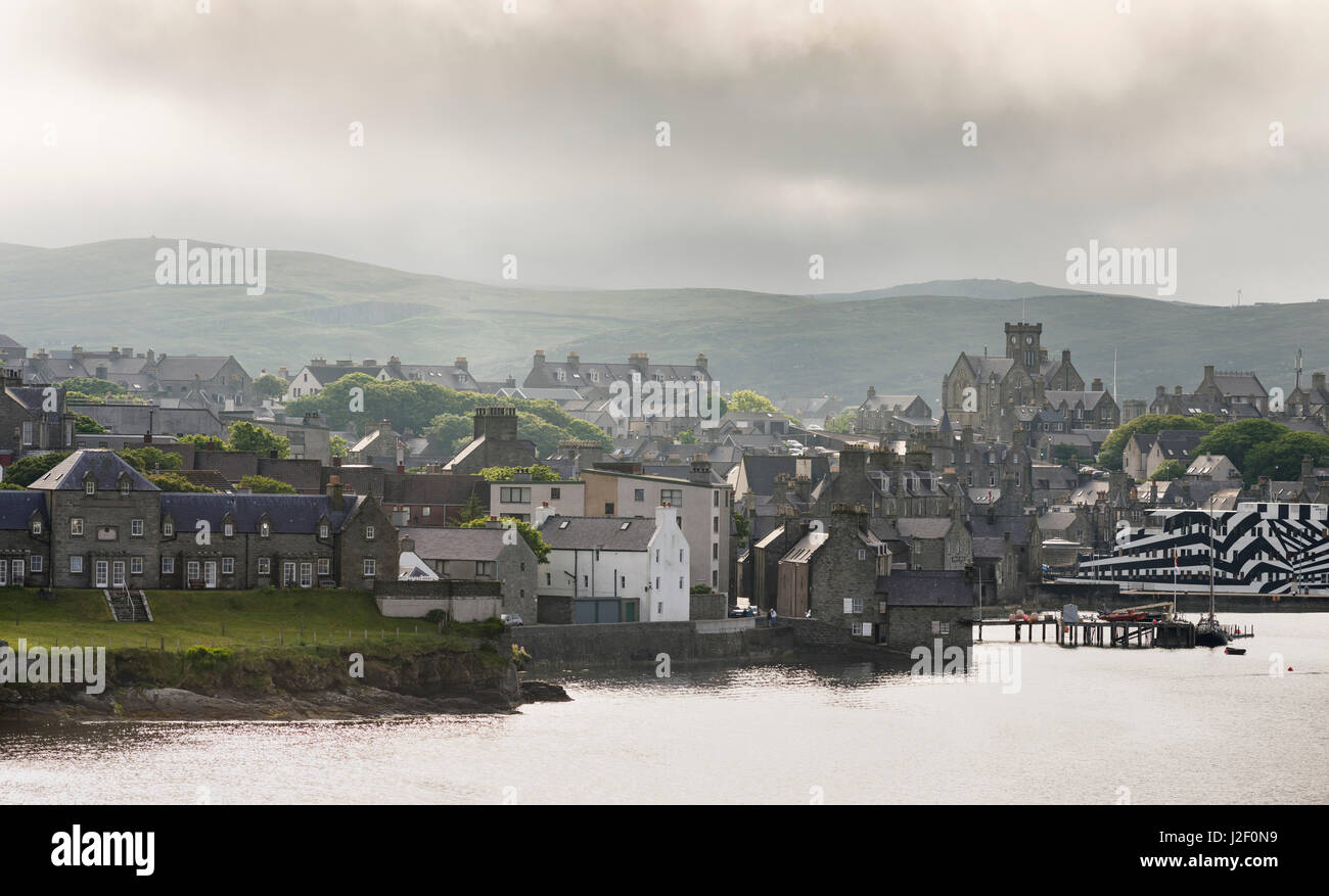 Lerwick. Scotland, Shetland Islands (Large format sizes available Stock ...