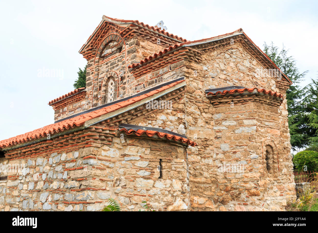 Macedonia, Ohrid, Church of the Holy Mother of God Perivleptos (St ...