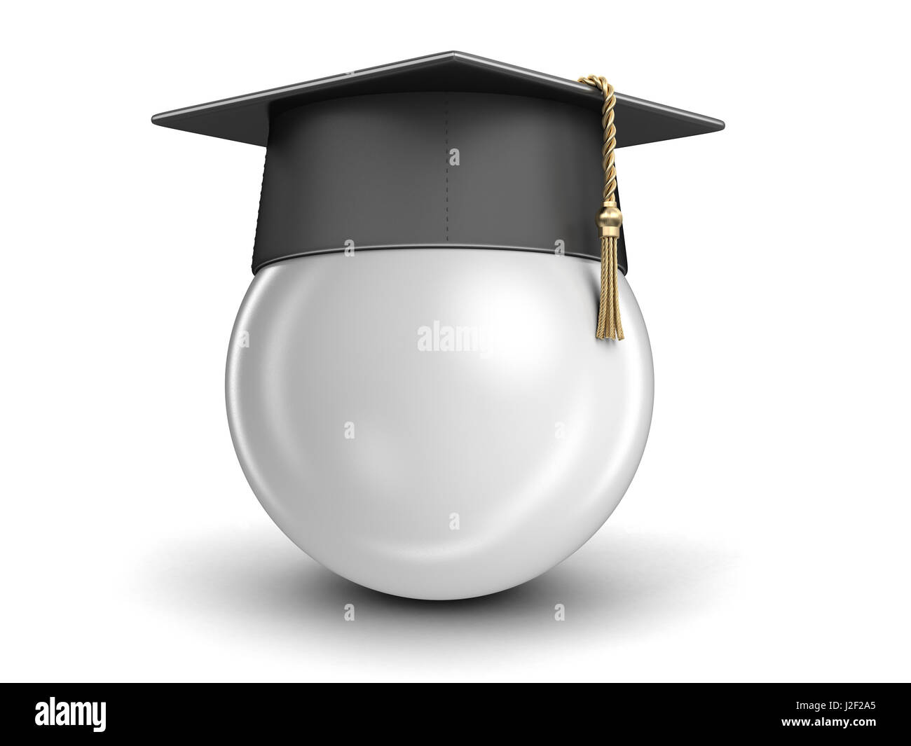 Graduation cap. Image with clipping path Stock Photo - Alamy