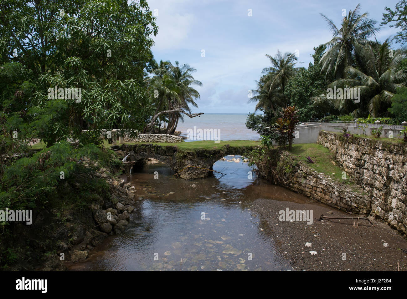 US Territory of Guam, Agat. Tollai Talaifak, Talaifak Bridge (aka ...