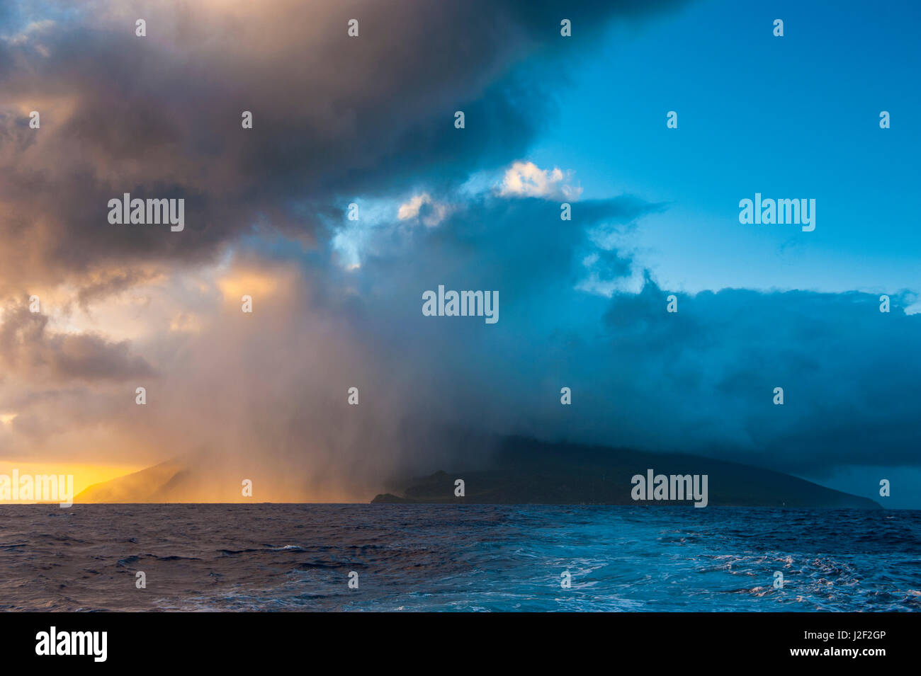 Sunrise over Ofu Island, Manu'a Island Group, American Samoa, South ...