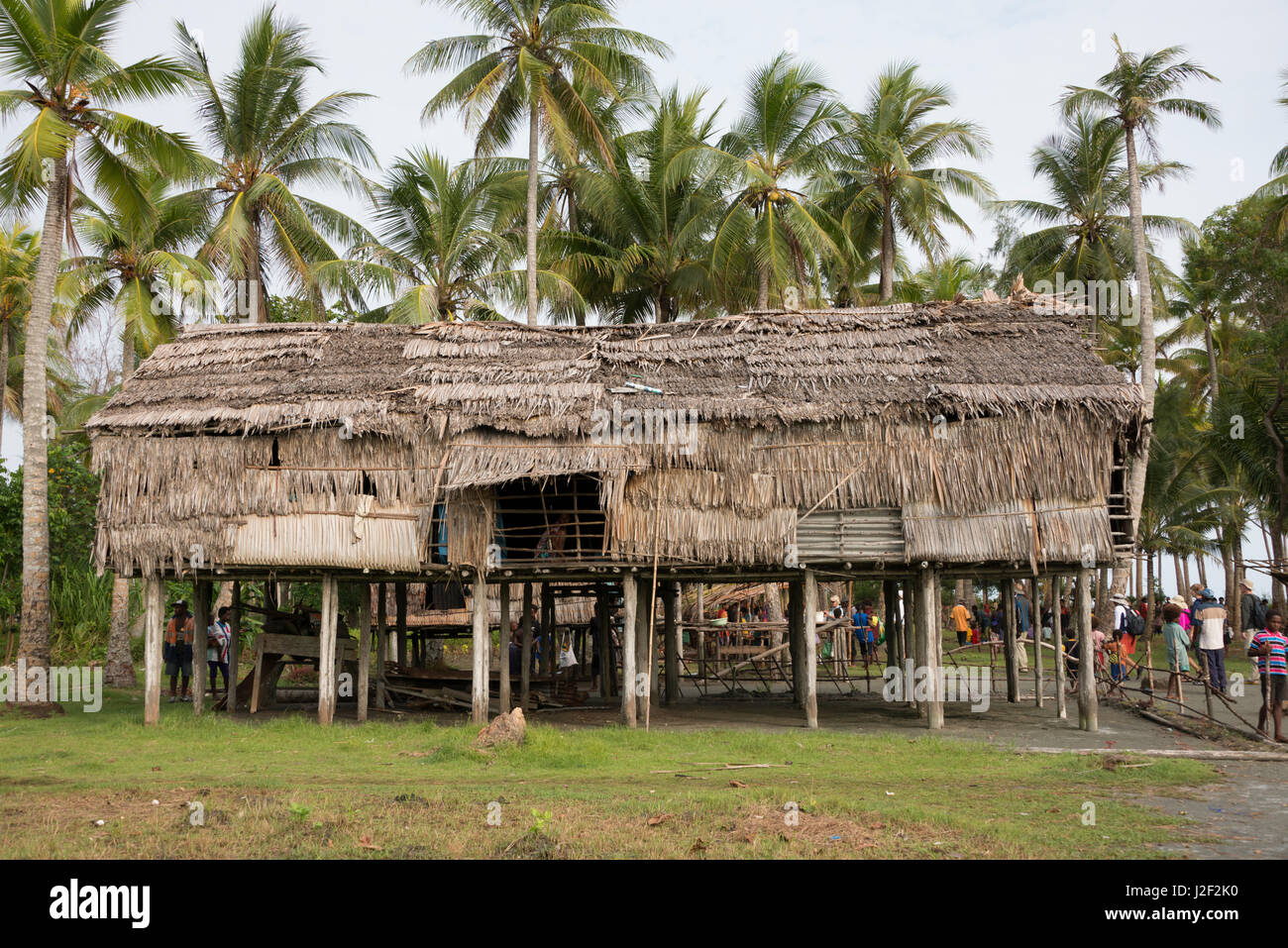 Melanesia, Papua New Guinea, Sepik River area, Murik Lakes. Typical ...