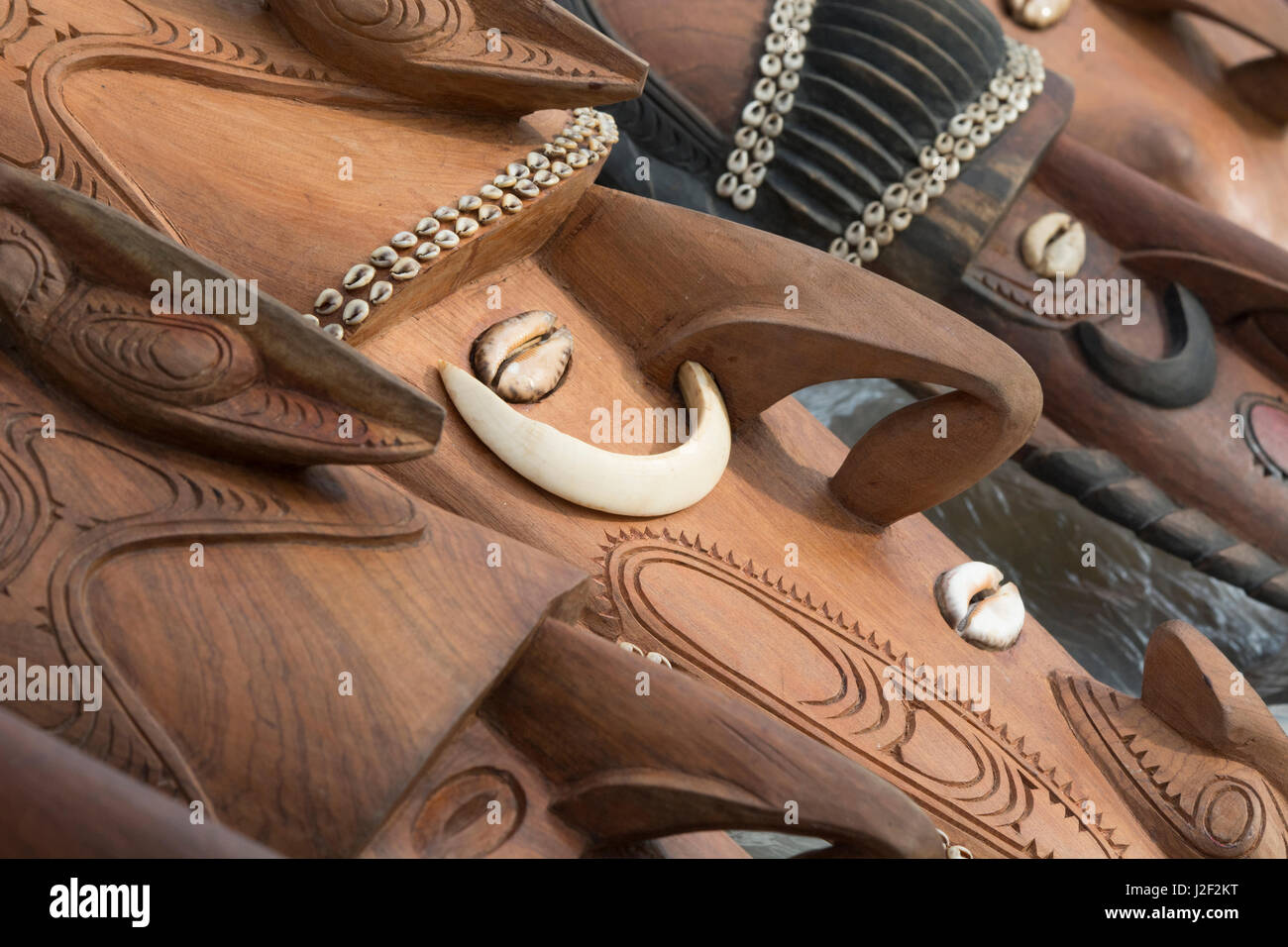 Melanesia, Papua New Guinea, Sepik River area, Murik Lakes, Karau ...