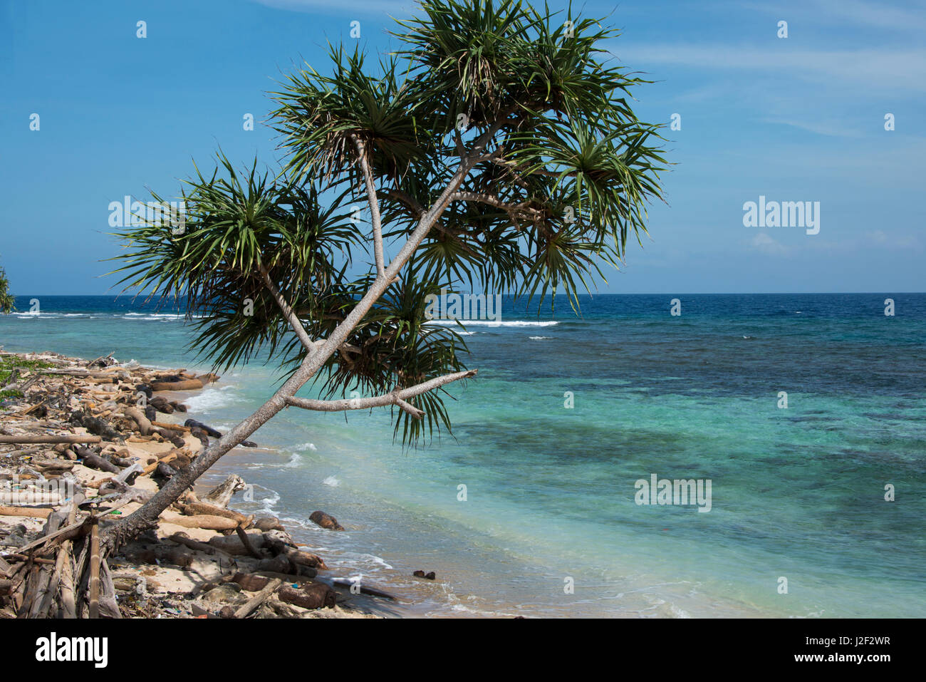 Melanesia, Papua New Guinea, Bismarck Sea, Tuam Island. Scenic view of ...