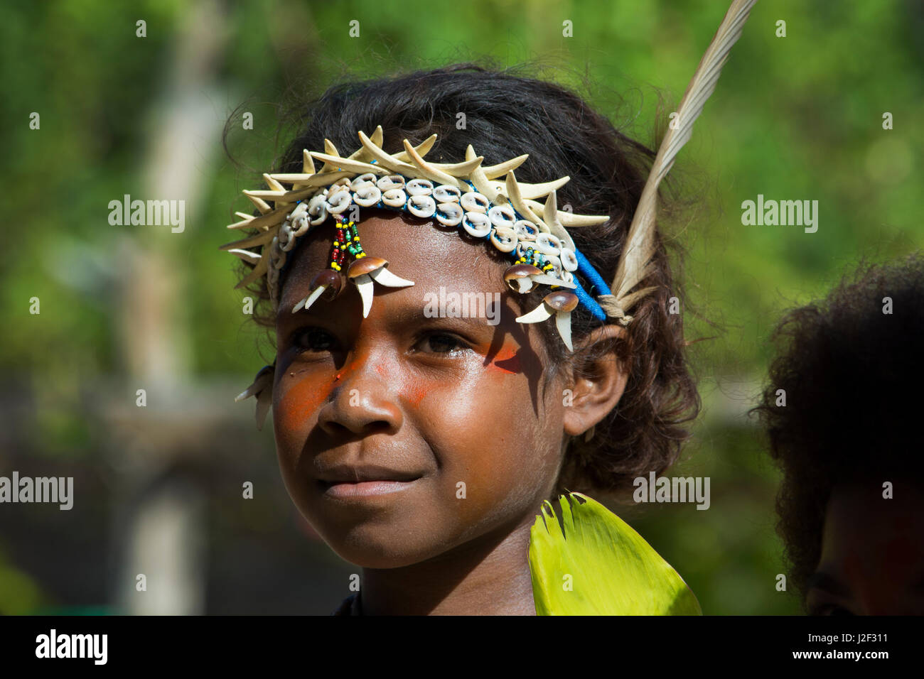 Melanesia, Papua New Guinea, Tuam Island, Tuam village. Traditional ...