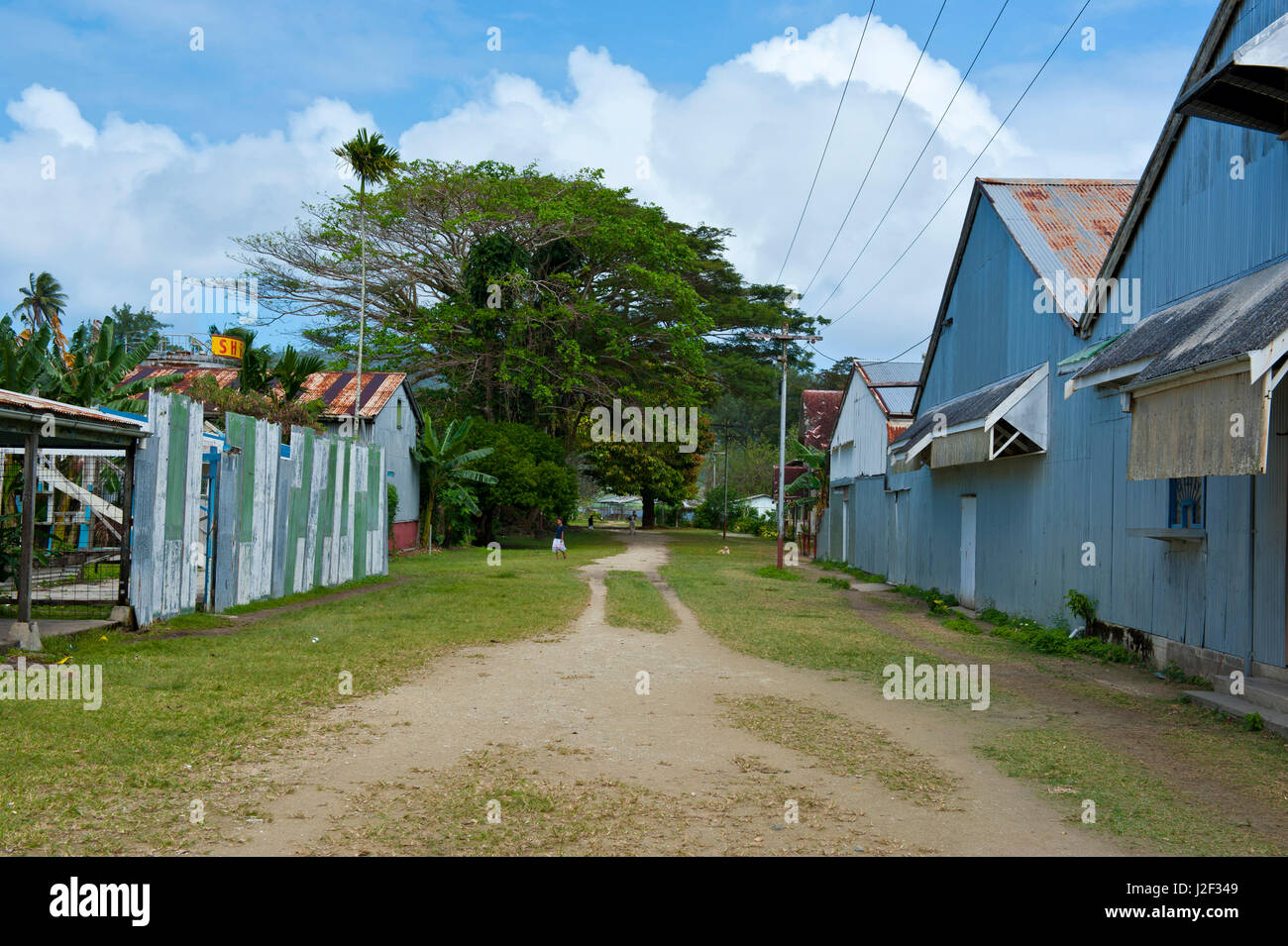 Little village on Samarai Island, Papua New Guinea Stock Photo - Alamy