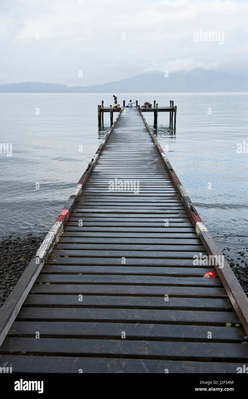 Boat pier in Alotau, Papua New Guinea Stock Photo - Alamy