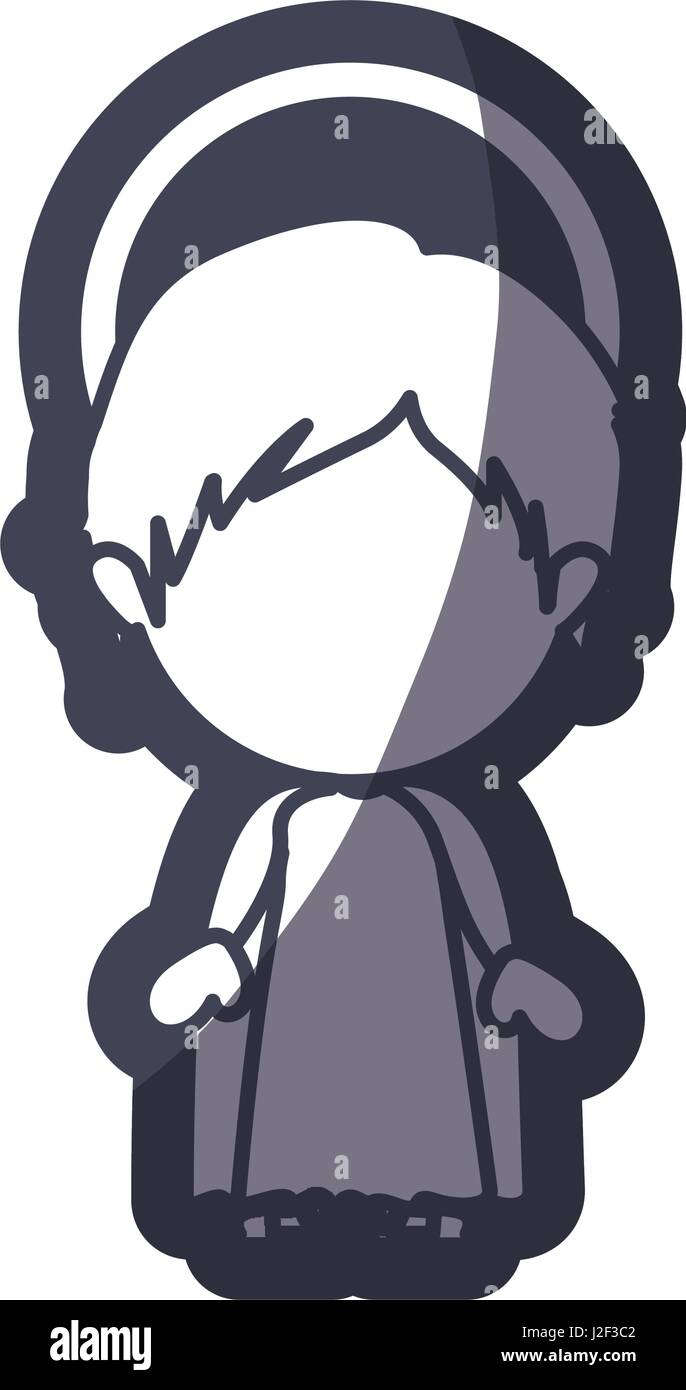 Jesus christ catholic faceless outline hi-res stock photography and ...