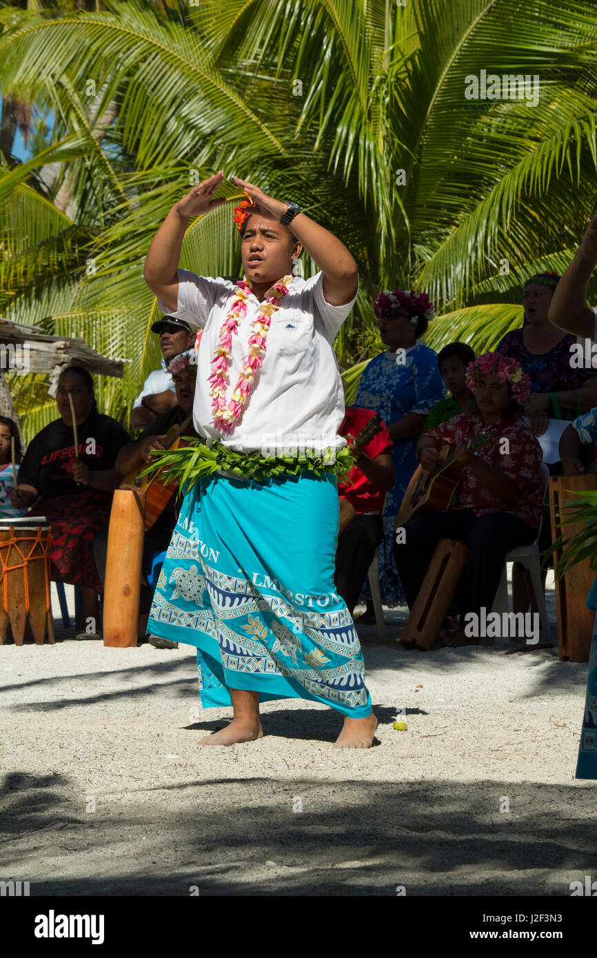 Cook Islands. Palmerston Island. Current population of 62 people, all ...