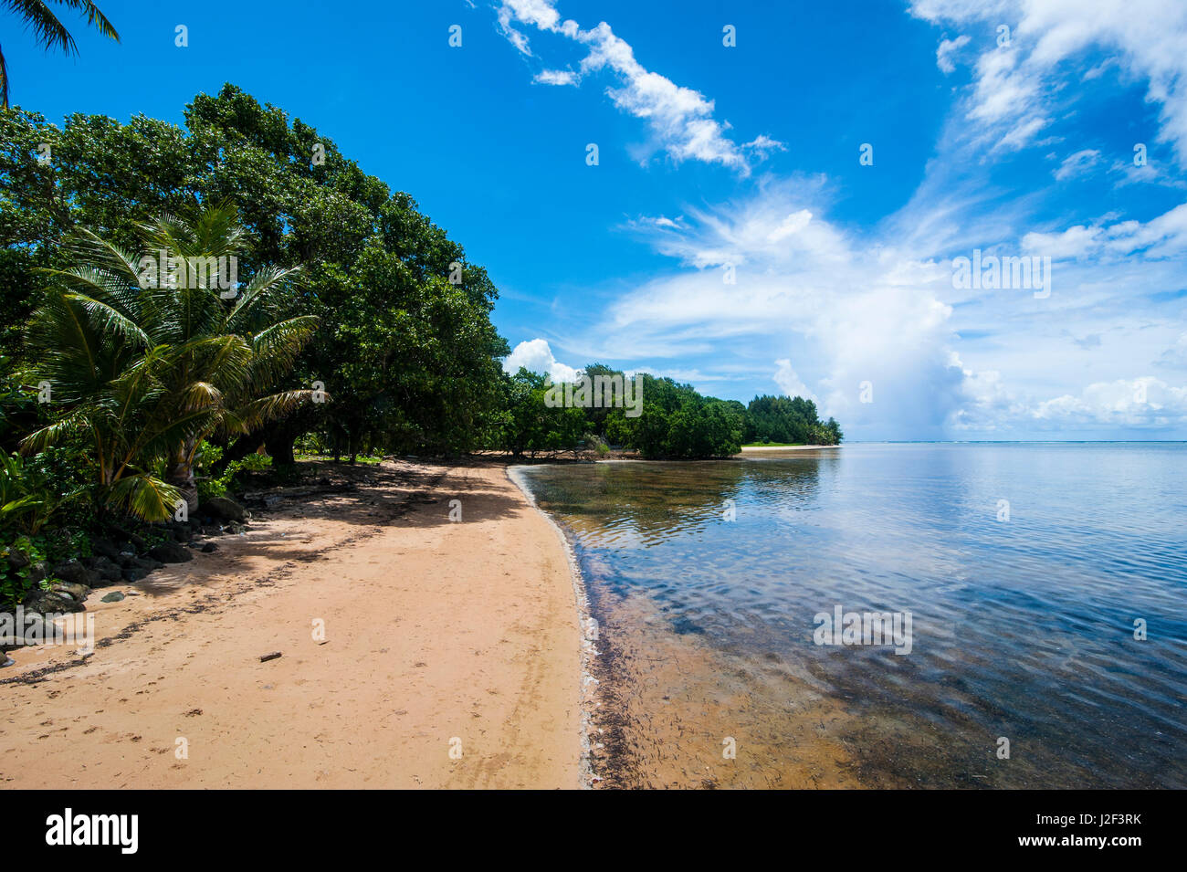 Beach in north island babeldaob hi-res stock photography and images - Alamy