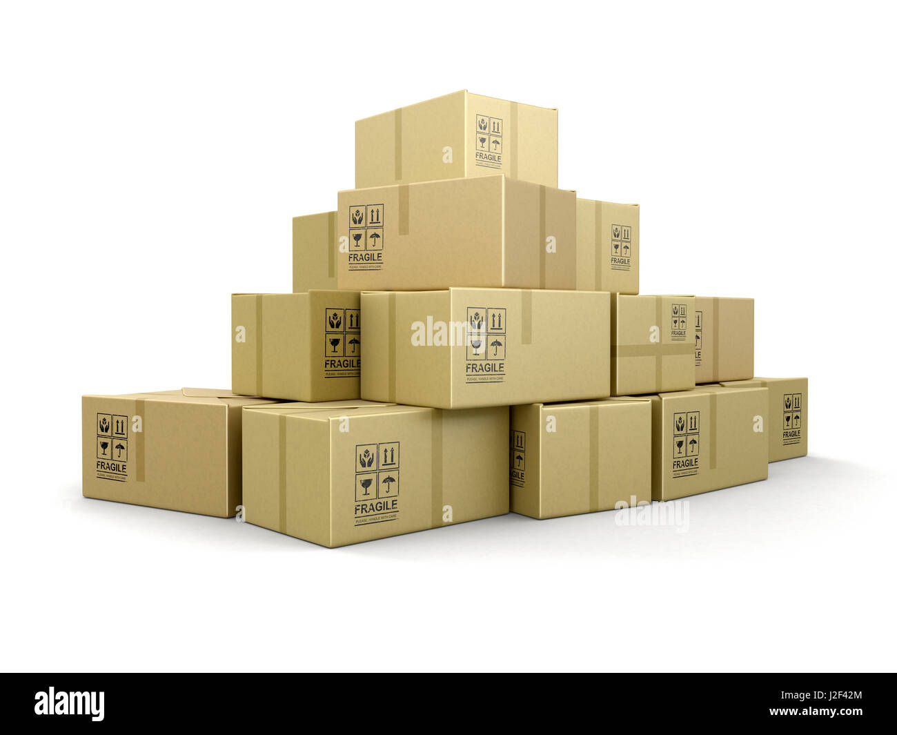 Packages. Image with clipping path Stock Photo - Alamy