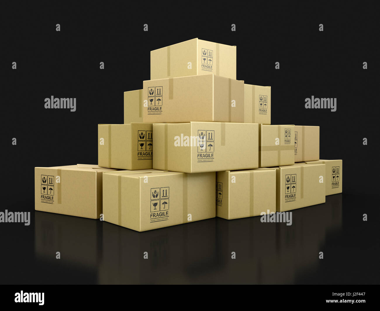 Packages. Image with clipping path Stock Photo - Alamy