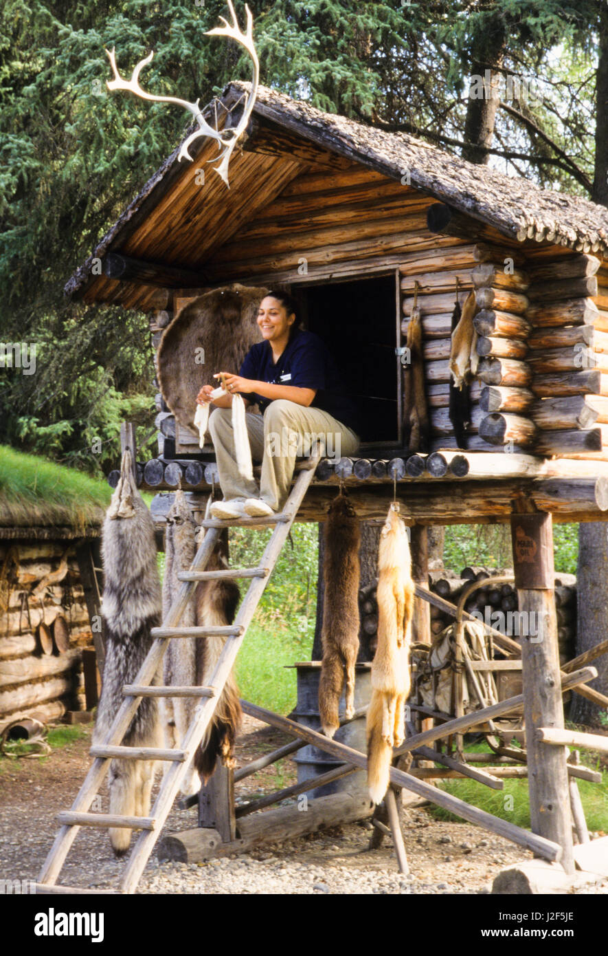 Beaver food cache hi-res stock photography and images - Alamy