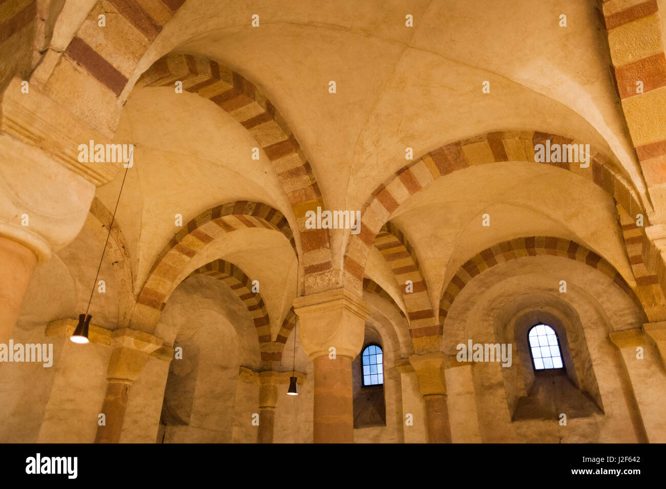Germany, Rhineland-Pfalz, Speyer, Dom cathedral, crypt interior Stock ...