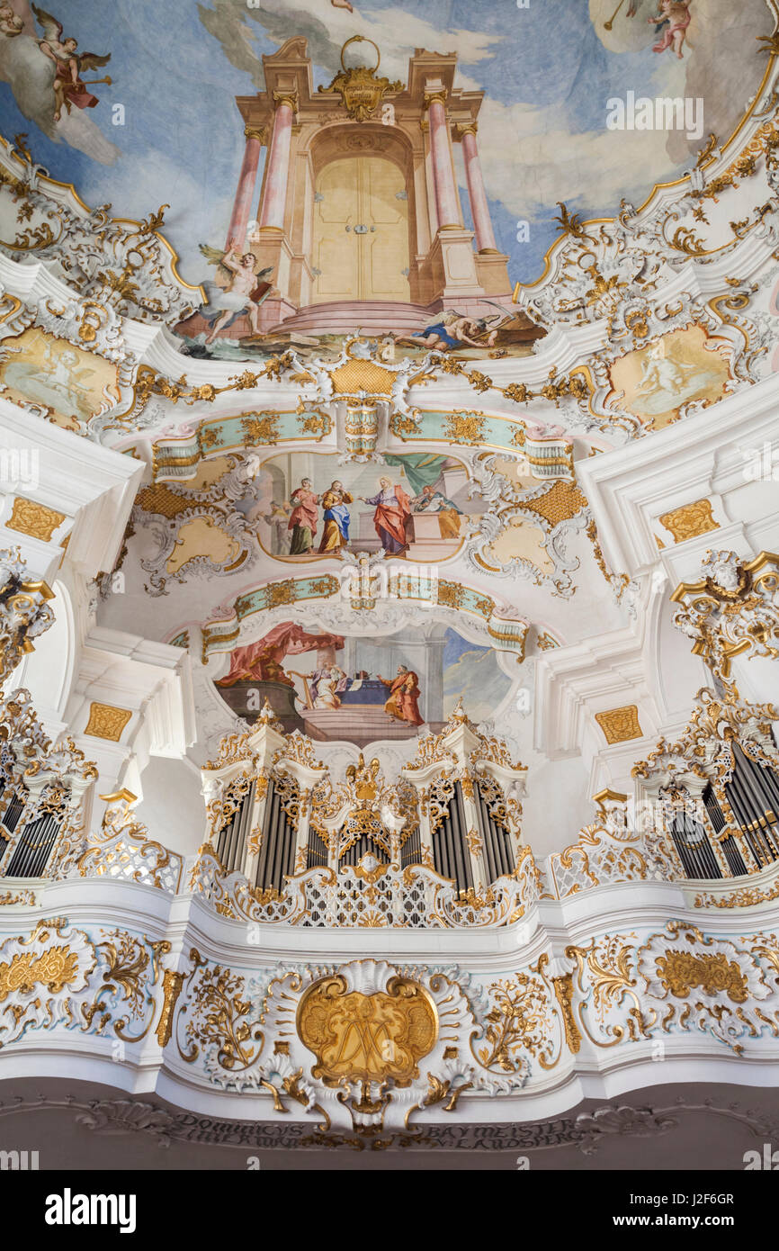 Germany, Bavaria, , Wieskirche church, Bavarian Rococo church by ...