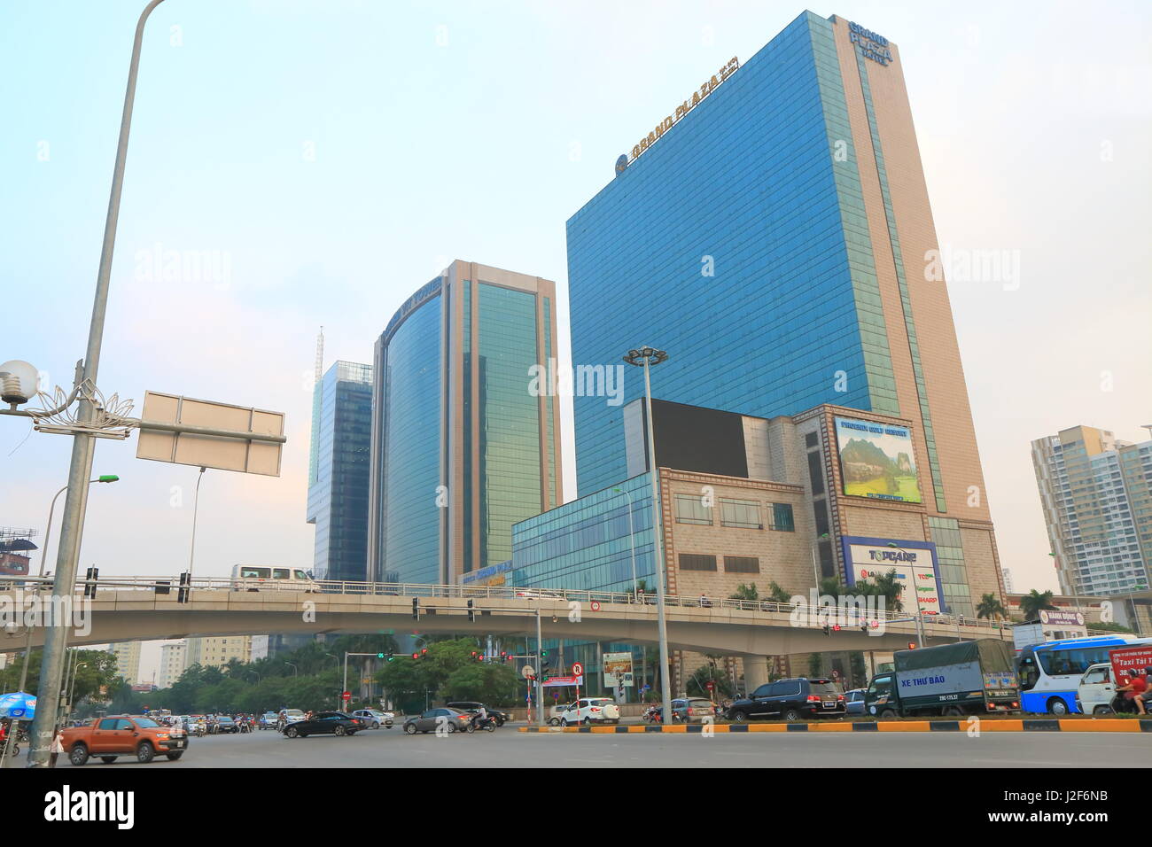 Grand Plaza skyscrapers cityscape in Hanoi Vietnam Stock Photo - Alamy