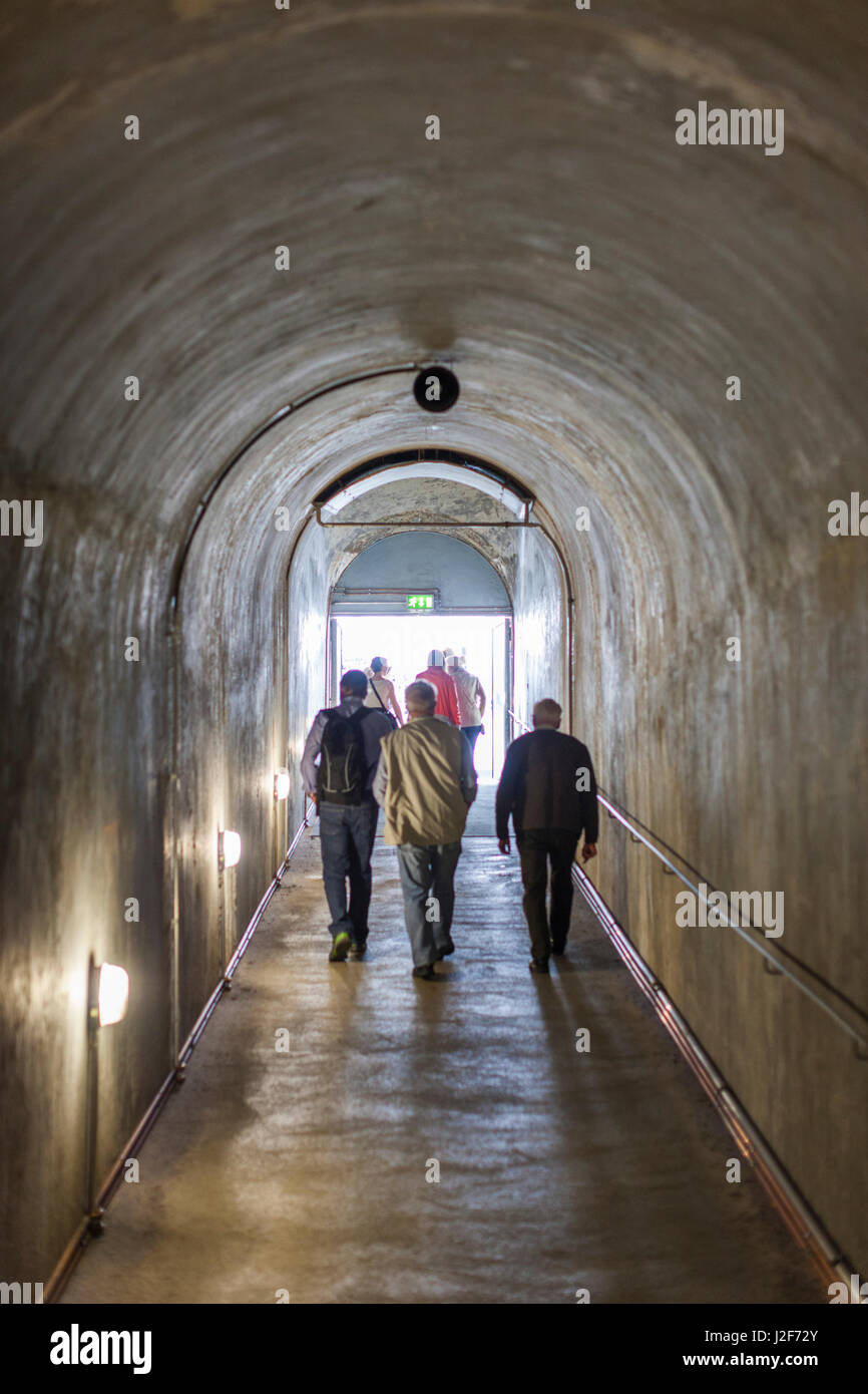 Germany, Bavaria, Obersalzberg, former Nazi air-raid bunker ...