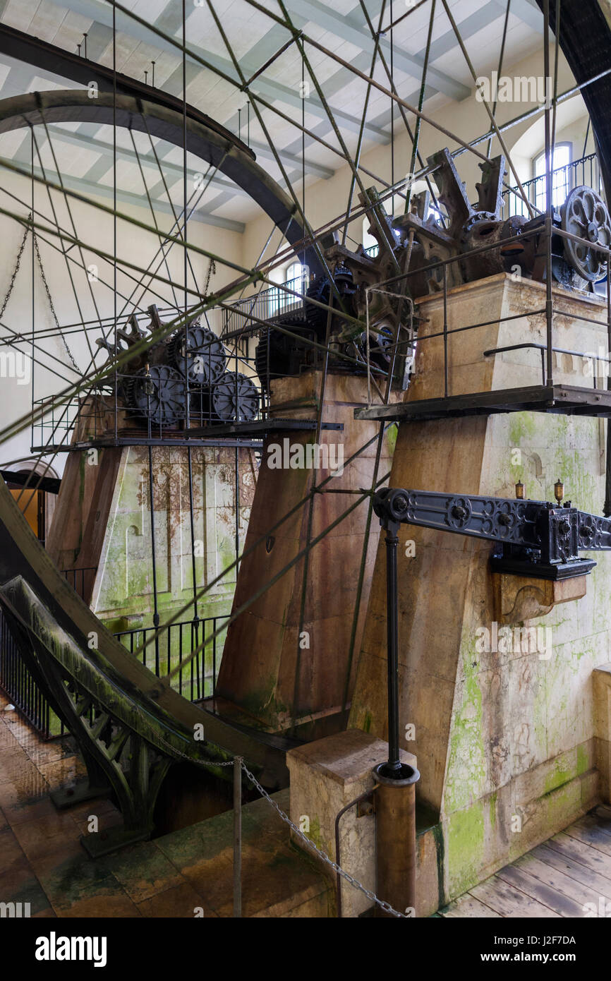 Germany, Bavaria, Bad Reichenhall, Alte Saline, old saltworks, interior ...