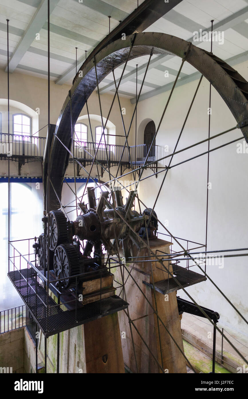 Germany, Bavaria, Bad Reichenhall, Alte Saline, old saltworks, interior ...