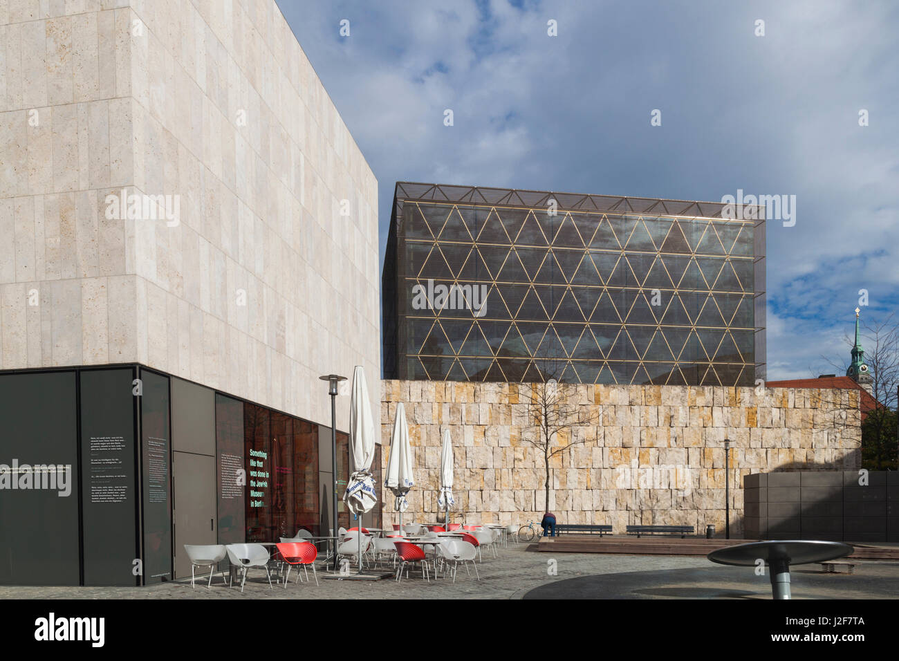 Germany, Bavaria, Munich, Jewish Museum and New Synagogue Stock Photo ...
