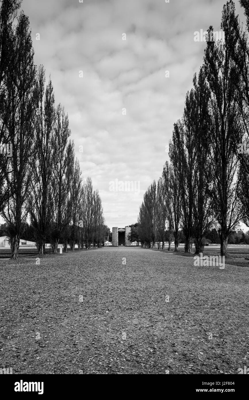 Germany, Bavaria, Munich-Dachau, WW2-era Nazi concentration camp ...