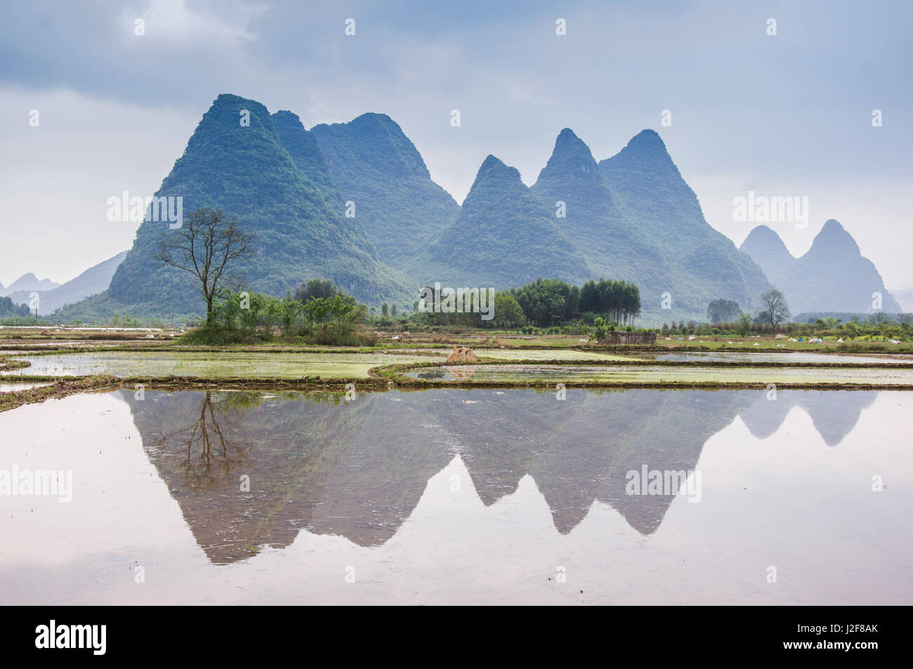 Beautiful rural scenery in spring Stock Photo - Alamy