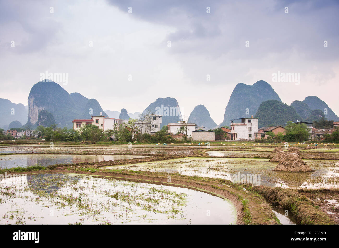 Beautiful rural scenery in spring Stock Photo - Alamy
