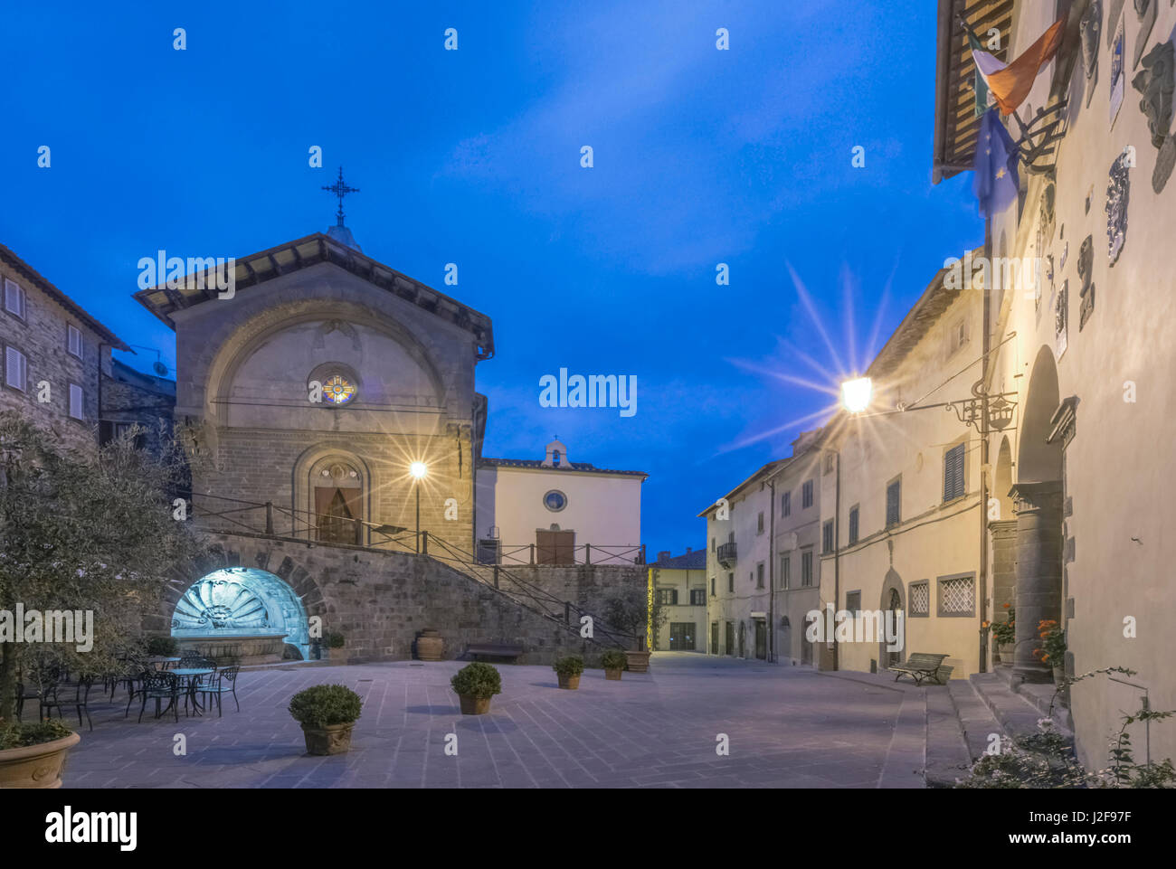 Italy, Tuscany, Radda in Chianti at Dawn (Large format sizes available ...