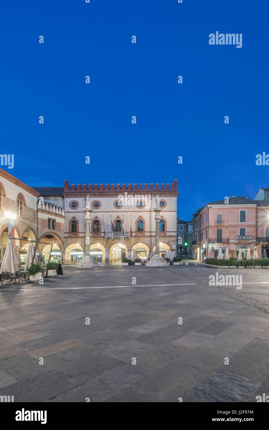 Italy, Ravenna, Piazza del Popolo at Dawn (Large format sizes available ...