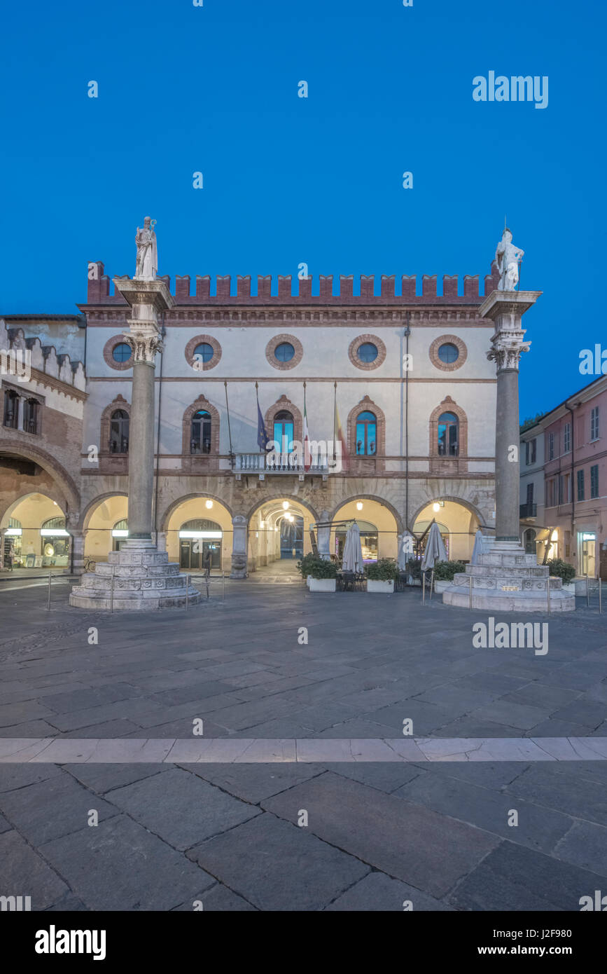 Italy, Ravenna, Piazza del Popolo at Dawn (Large format sizes available ...