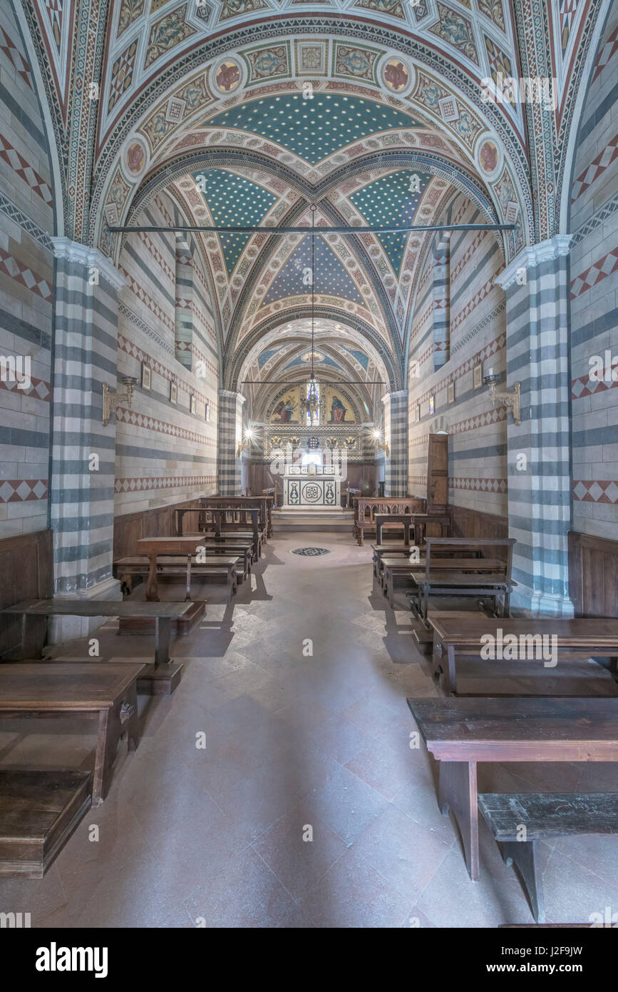 Italy, Tuscany, Chianti, near Gaiole in Chianti, Castello di Brolio ...