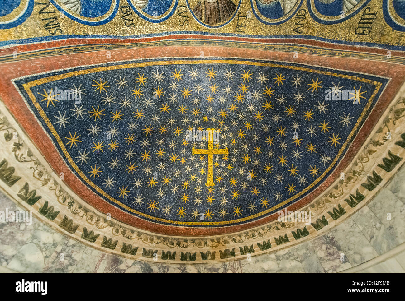Italy, Ravenna, Ravenna Duomo, Archiepiscopal Museum, Chapel of Sant ...