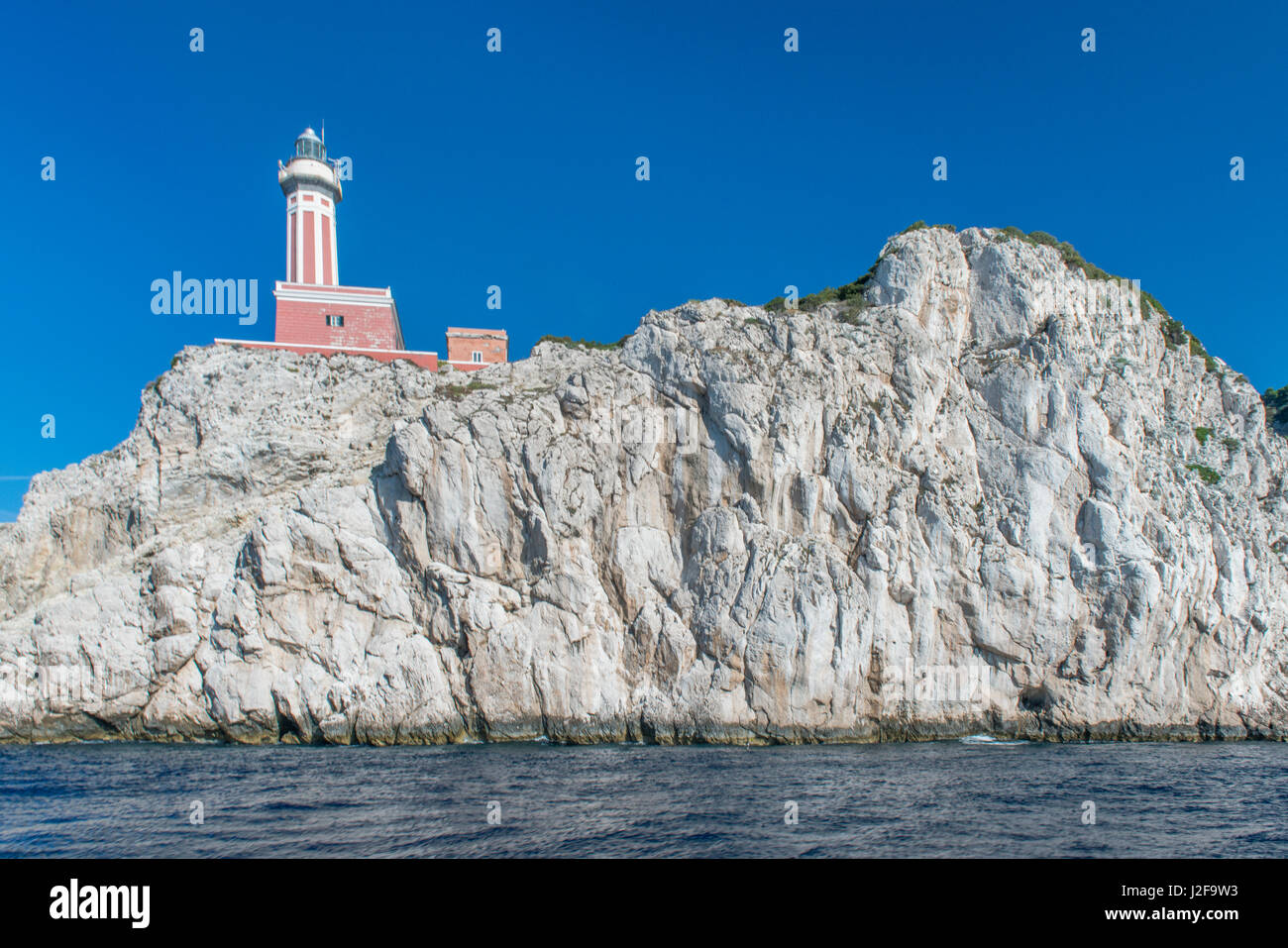 Italy, Isle of Capri, Punta Carena Lighthouse (Large format sizes ...