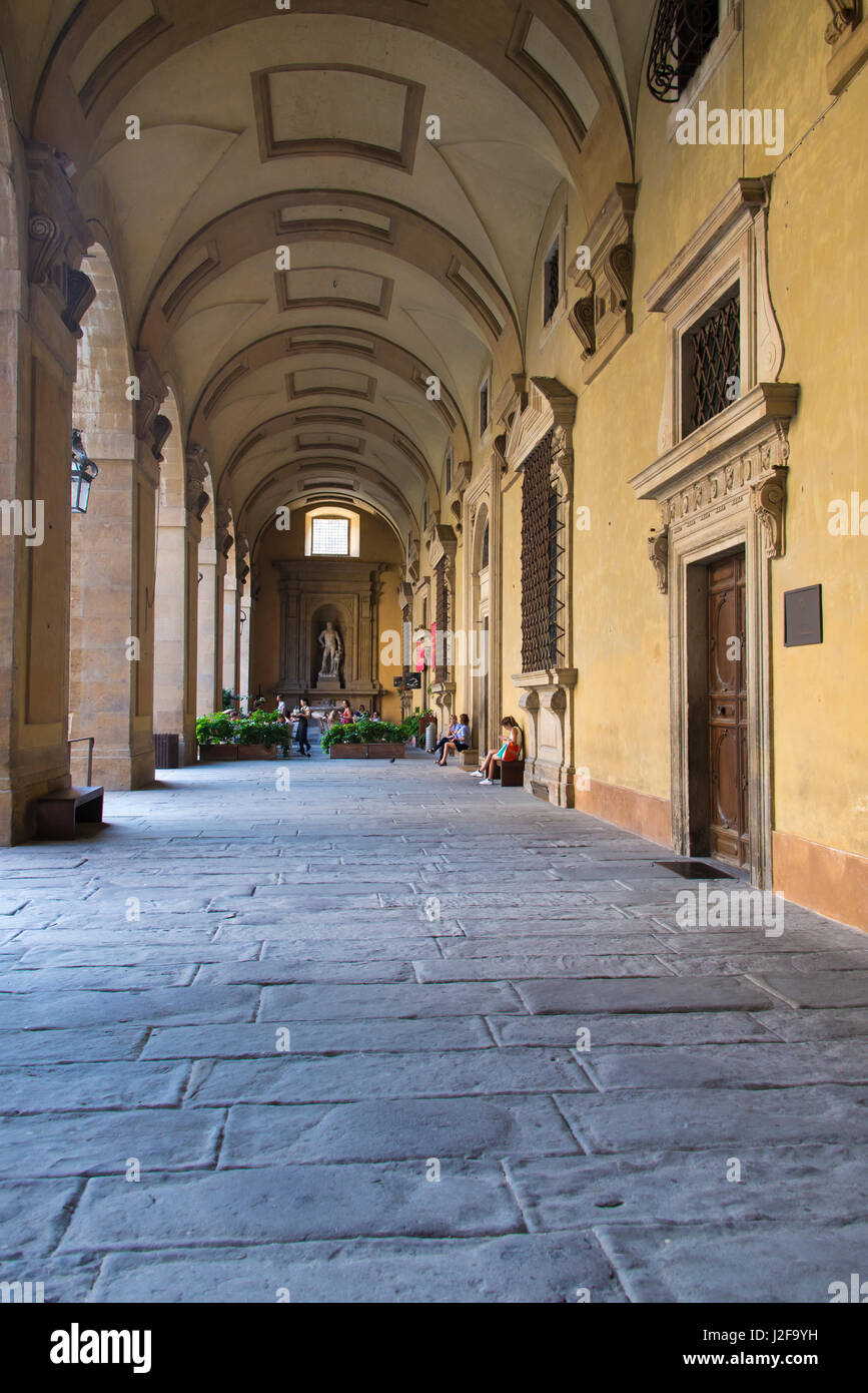 Europe, Italy, Florence. Pitti Palace courtyard Stock Photo - Alamy