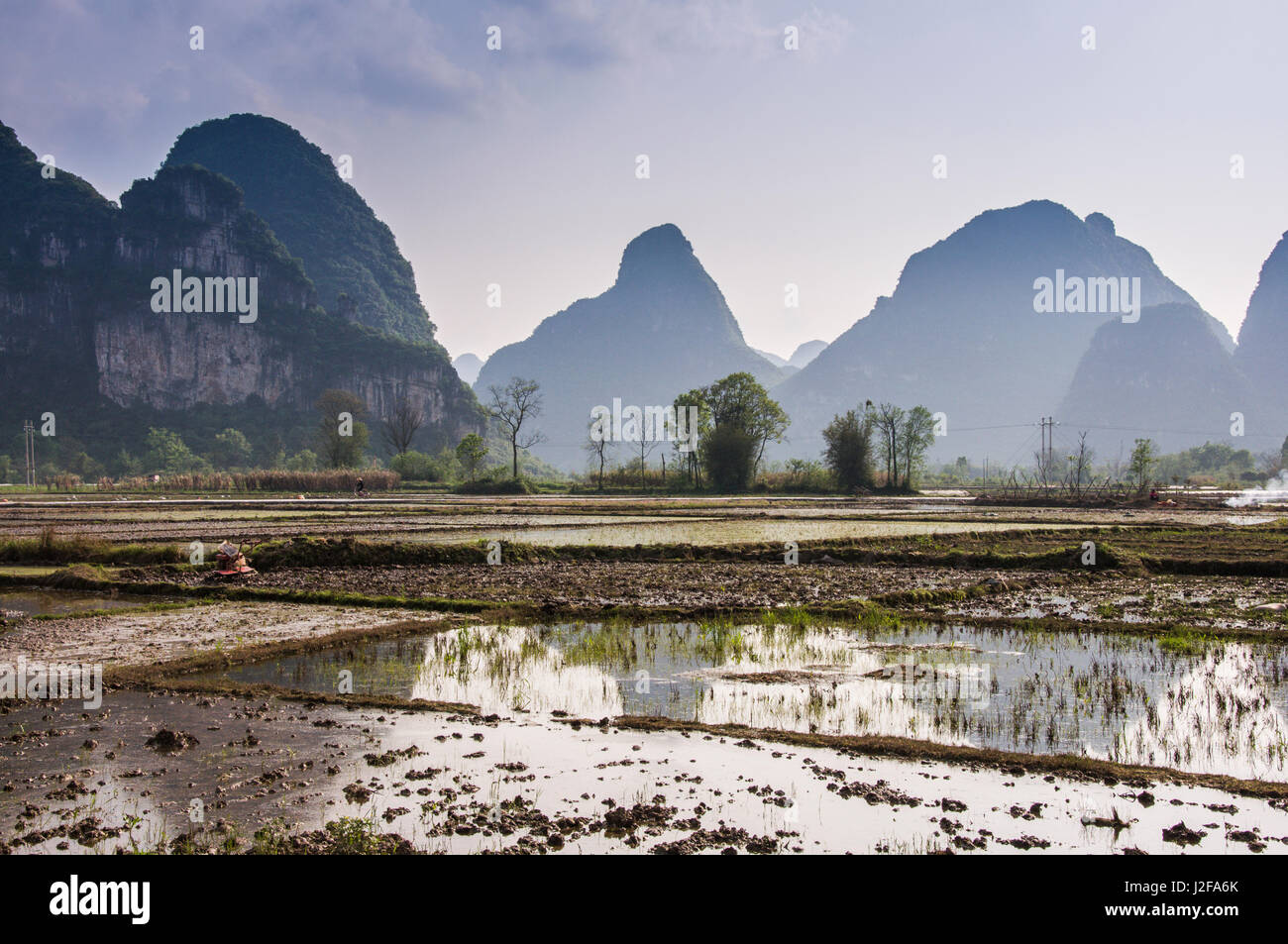 Beautiful rural scenery in spring Stock Photo - Alamy