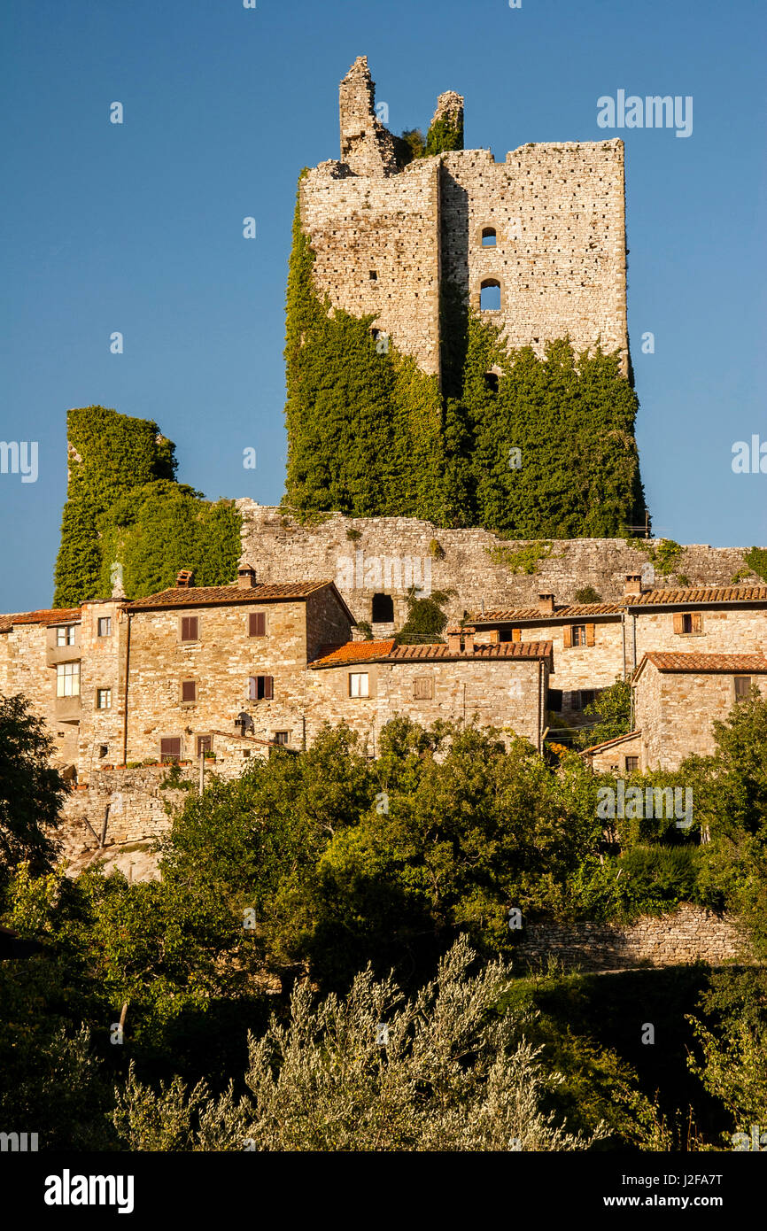 Old castle ruins. Tuscany, Italy Stock Photo - Alamy