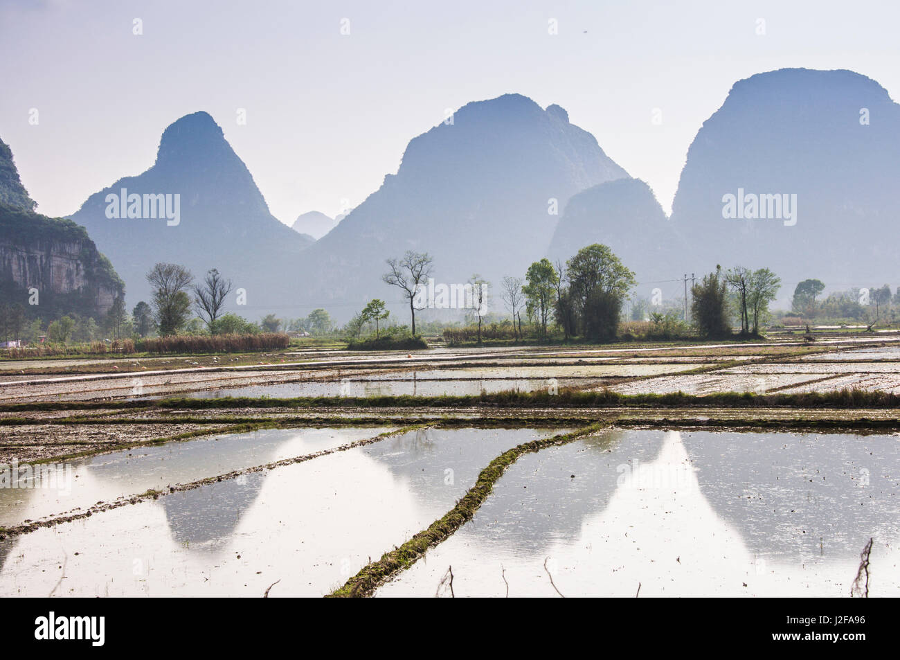 Beautiful rural scenery in spring Stock Photo - Alamy