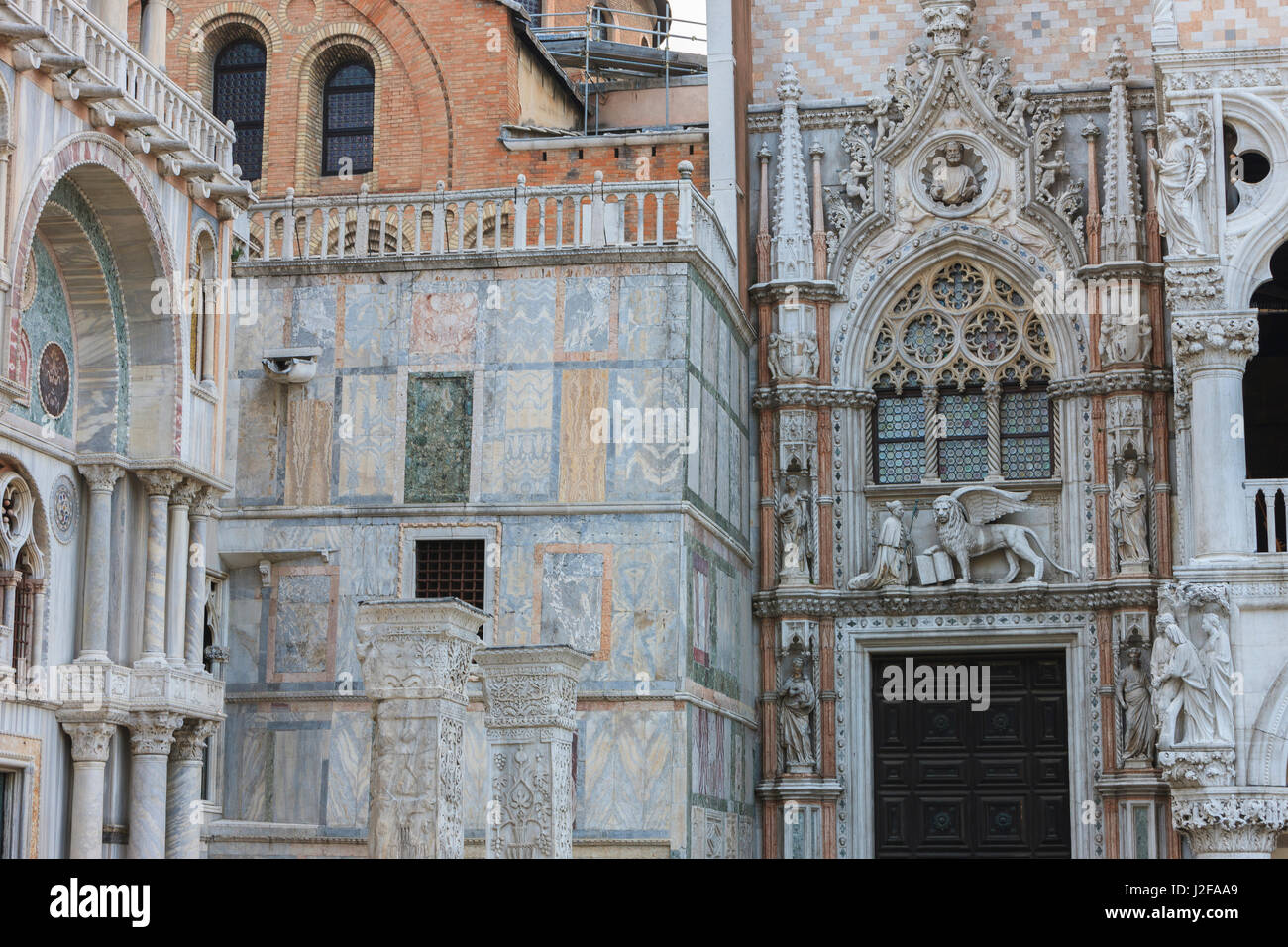 Entrance to Doge's Palace. Venice. Italy Stock Photo - Alamy