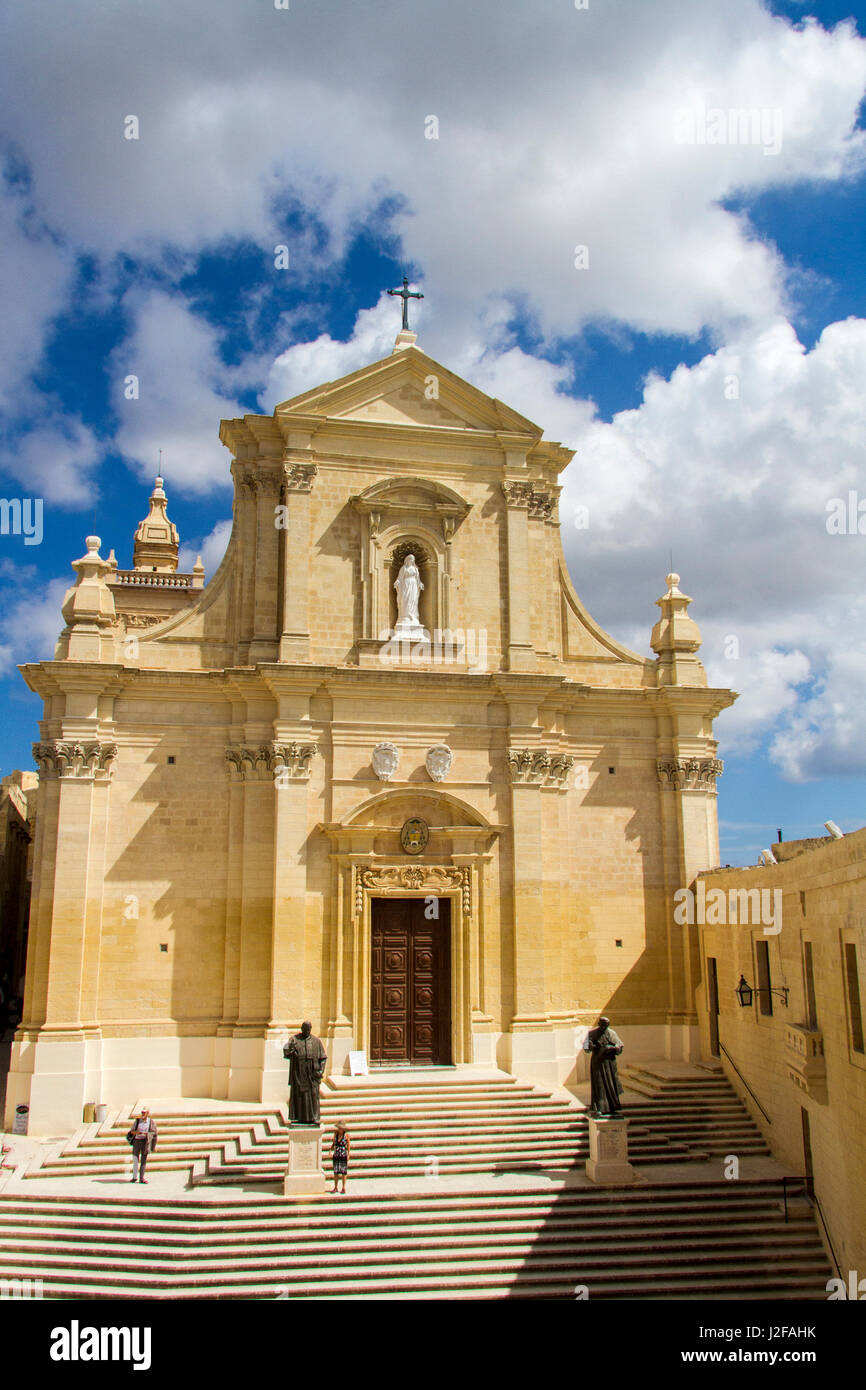 Gozo Cathedral inside the Citadel. Gozo Island. Malta Stock Photo - Alamy