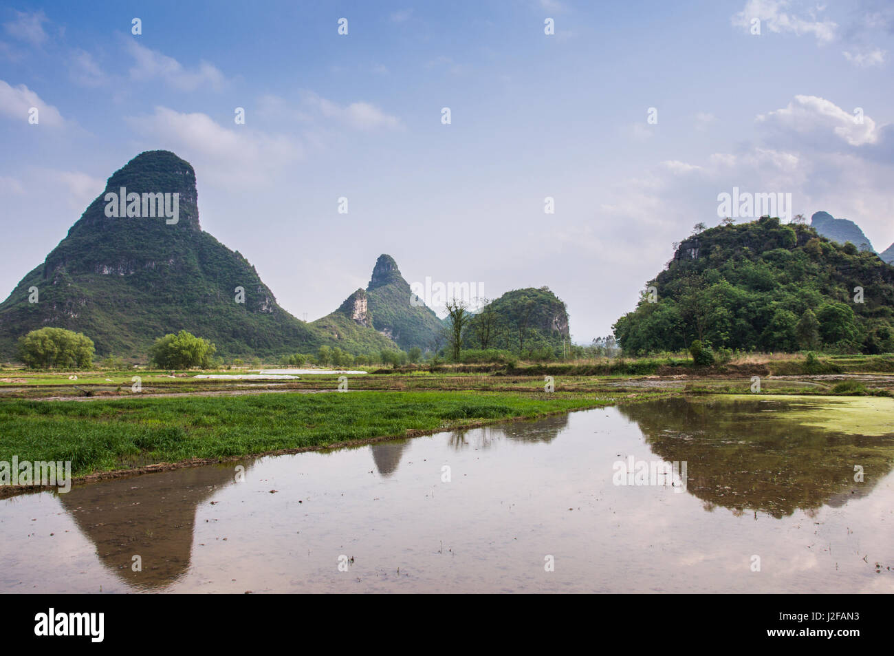Beautiful rural scenery in spring Stock Photo - Alamy