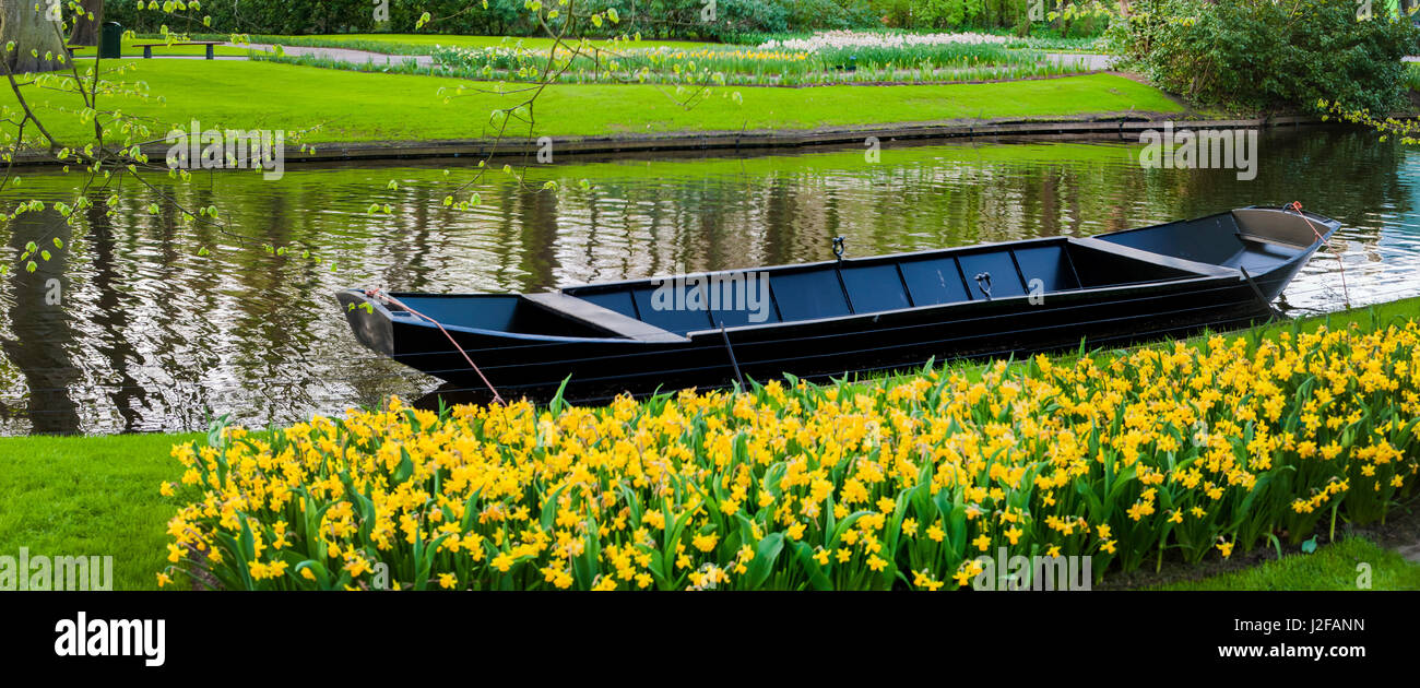 Keukenhof boat hi-res stock photography and images - Alamy