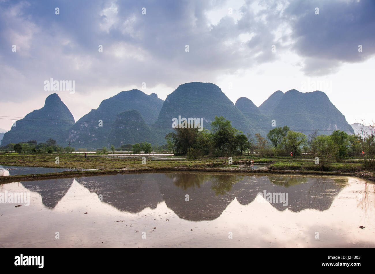 Beautiful rural scenery in spring Stock Photo - Alamy
