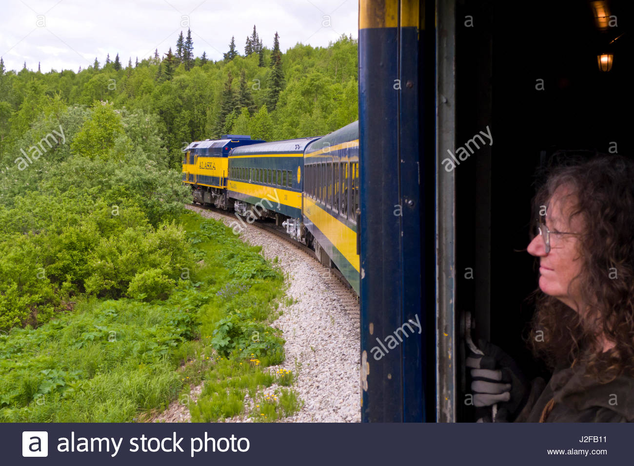 Alaska Train High Resolution Stock Photography and Images - Alamy