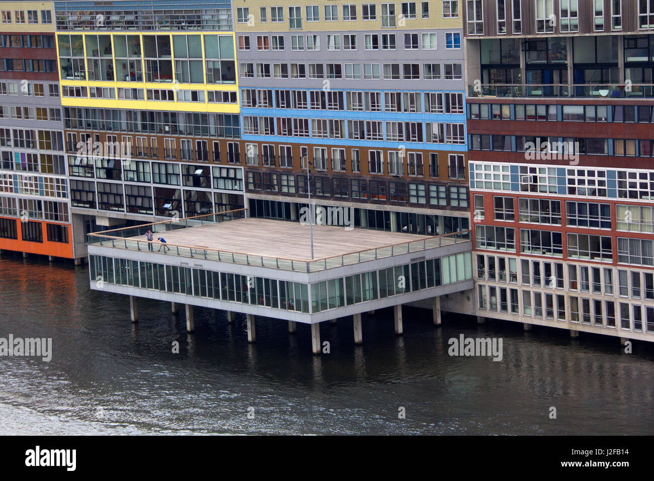 Netherlands, Amsterdam. Waterfront Apartments Stock Photo - Alamy