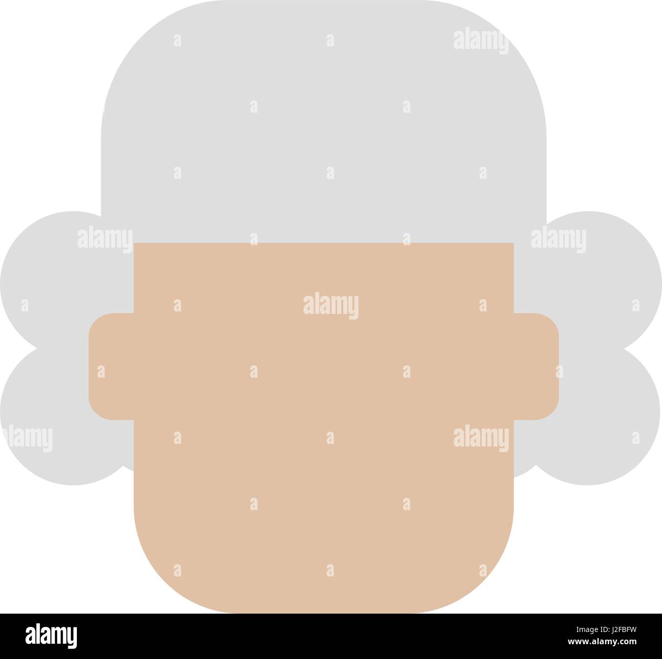 Cartoon woman with short grey hair hi-res stock photography and images ...