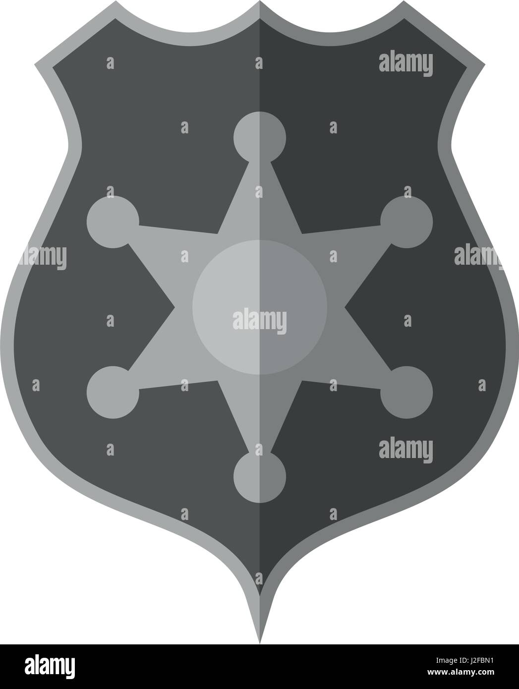 police badge icon image Stock Vector Image & Art - Alamy