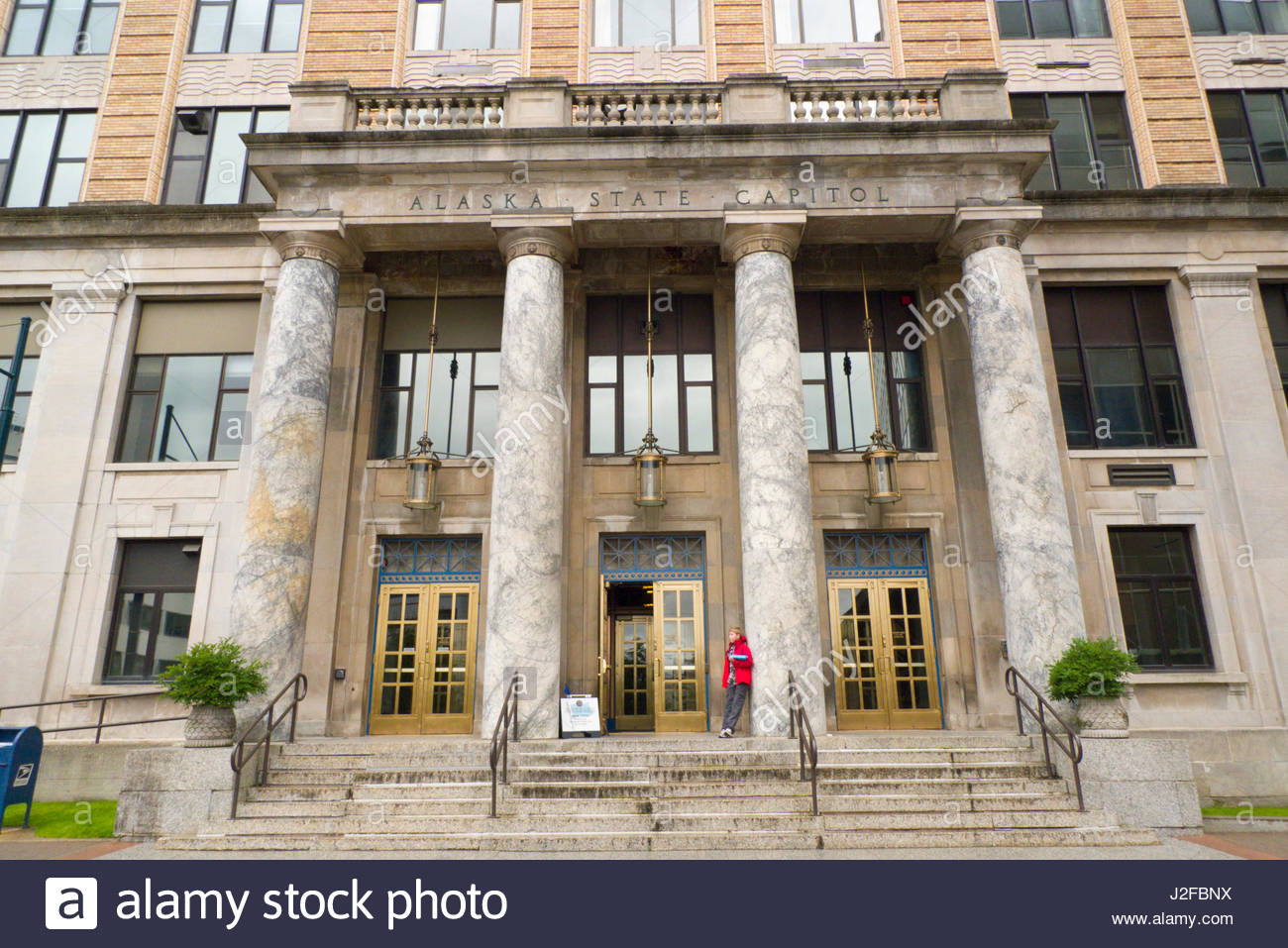 Alaska State Capitol Building, Juneau, Alaska, USA Stock Photo, Royalty ...