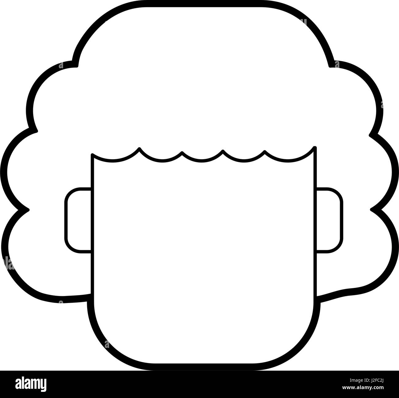 faceless woman with short curly hair icon image Stock Vector Image ...