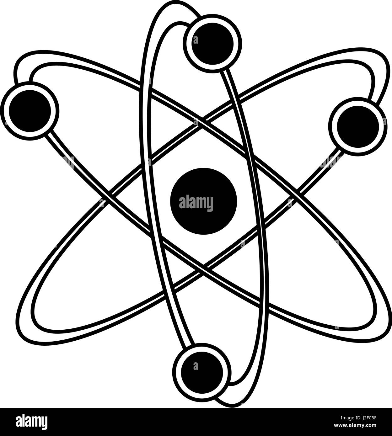 atom representation icon image Stock Vector Image & Art - Alamy