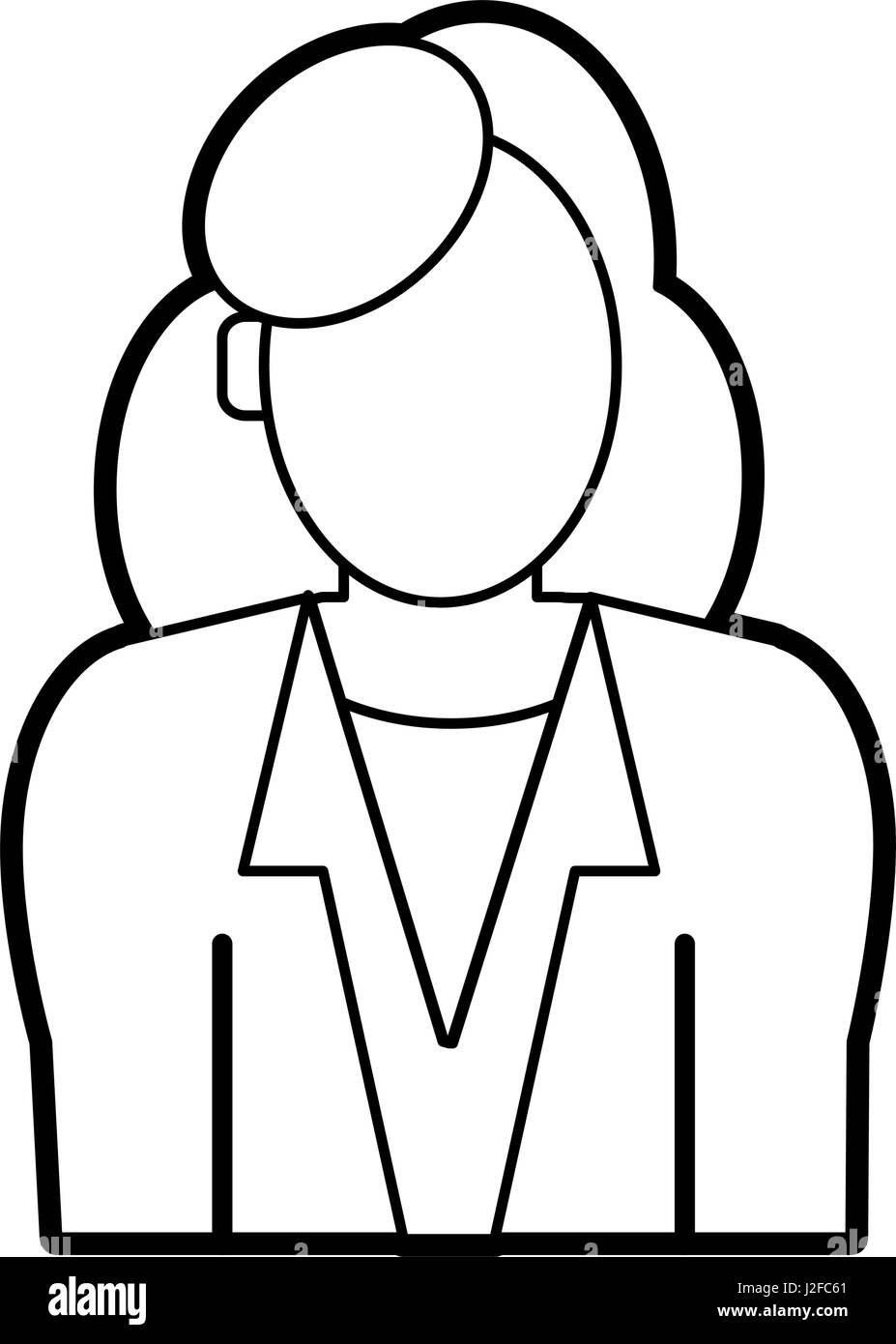 Doctor examining patient vector Black and White Stock Photos & Images ...